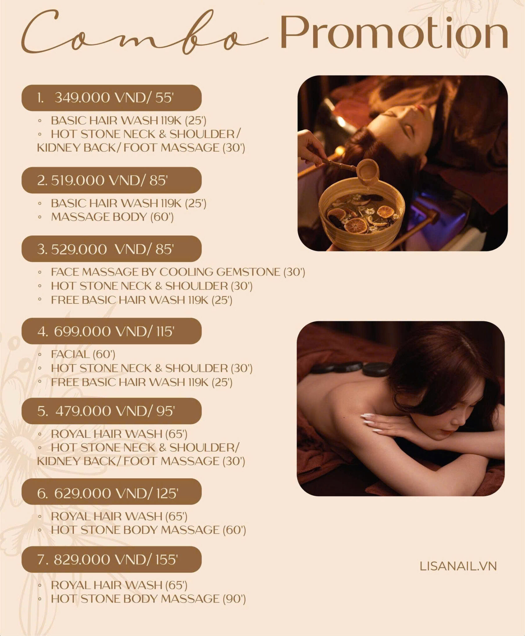 Relaxing Palace Nourishing Shampoo Service at LISA SPA – Hair Spa Near ...